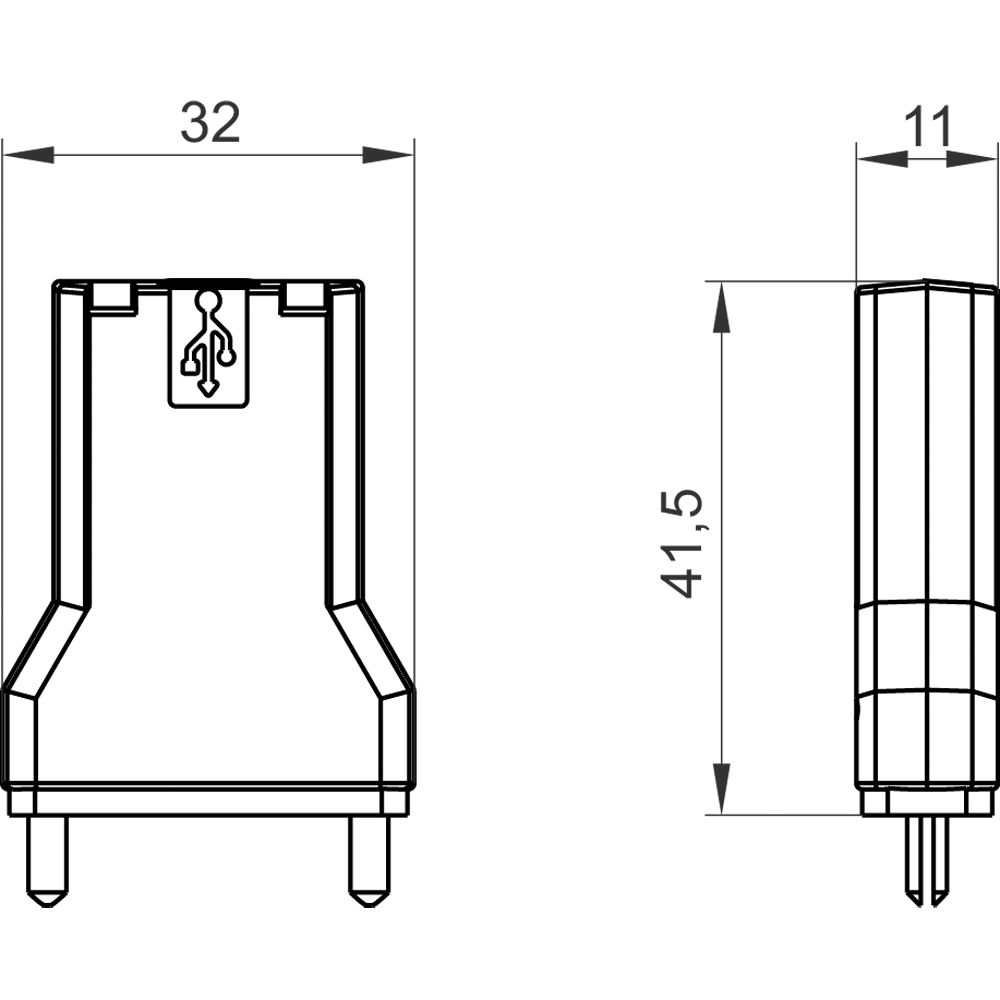 ATC6 USB front interface, accessory for ATC6300 and ATC6500; plug-in ...
