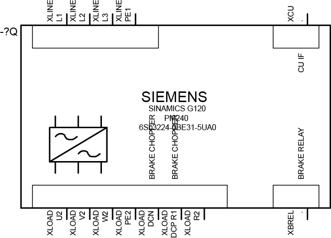 SINAMICS G120 POWER MODULE PM240 WITHOUT FILTER WITH BULT IN BRAKING ...