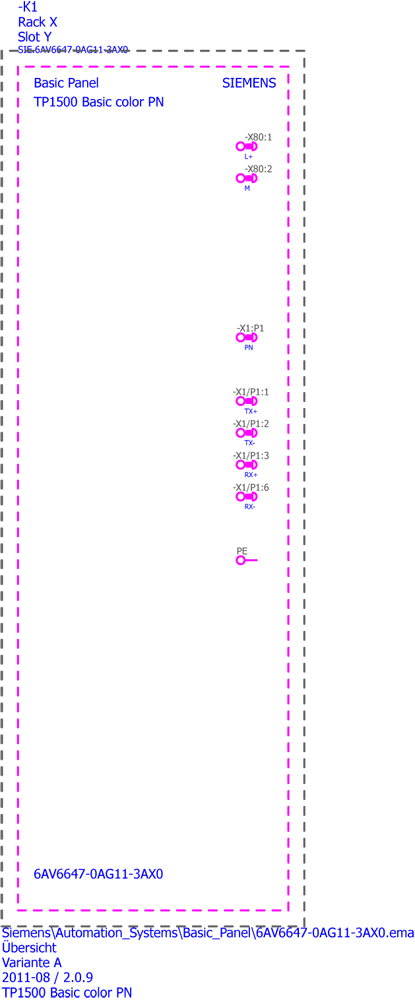 TP1500 Basic PN - 15.1" Colour Touch - 6AV66470AG113AX0