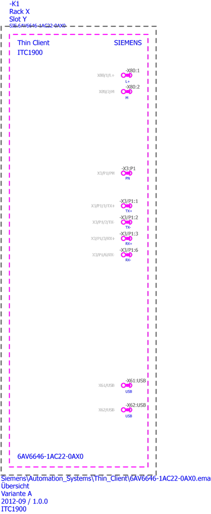 SIMATIC ITC1900 (1366 x 768) 19 Display - 6AV66461AC220AX0